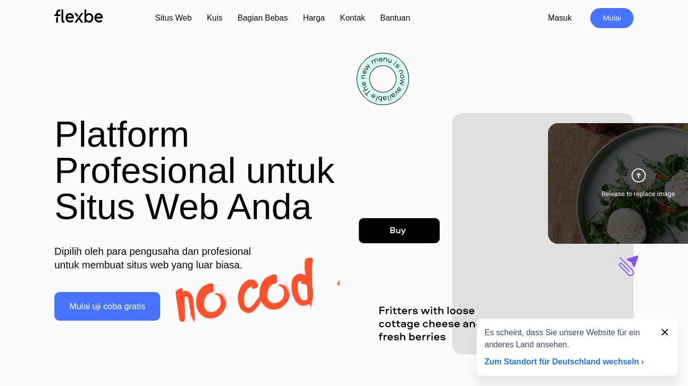 Flexbe — Platform Profesional untuk Situs Web Anda